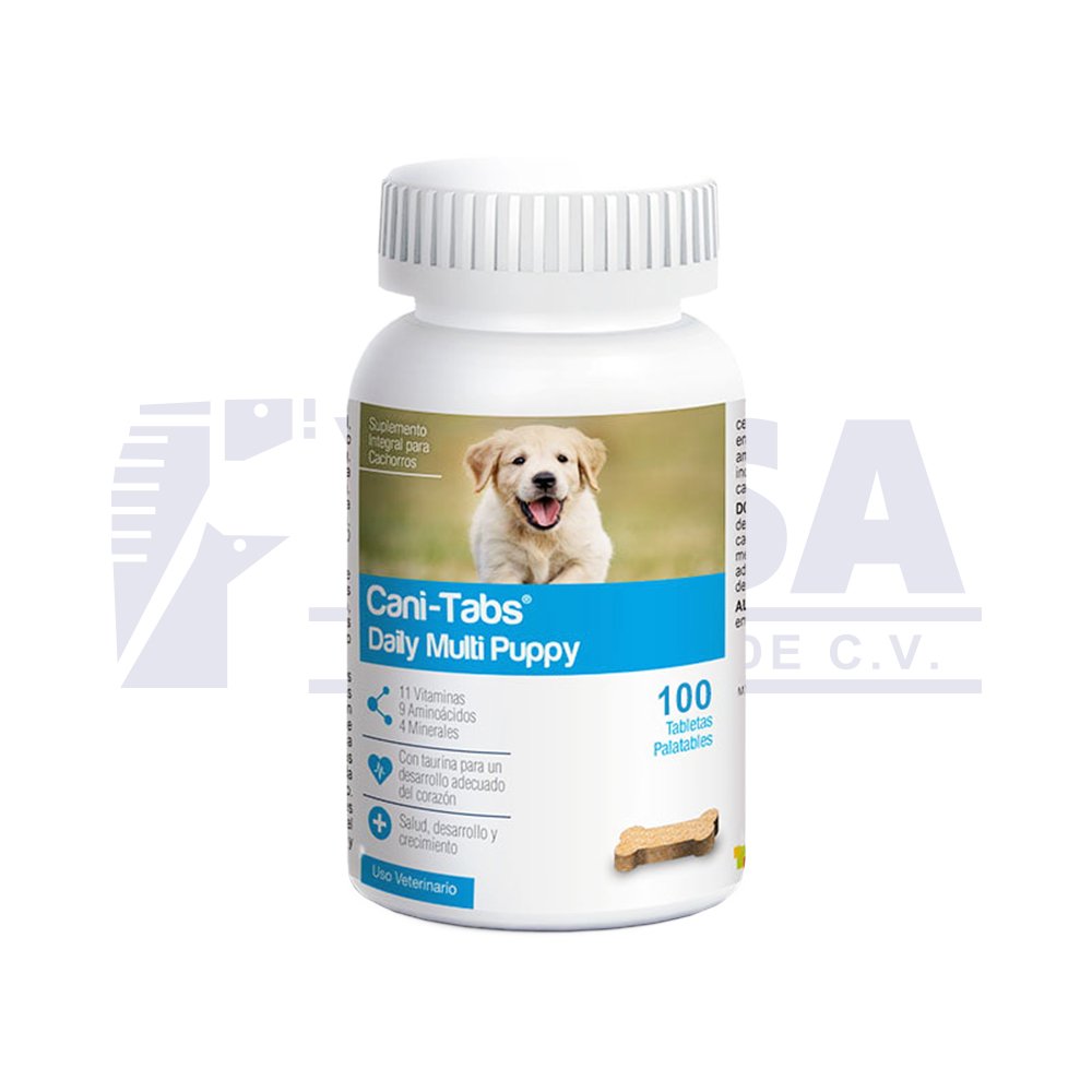 Cani-Tabs Daily Multi Puppy - 100 tabletas - FYNSAMX