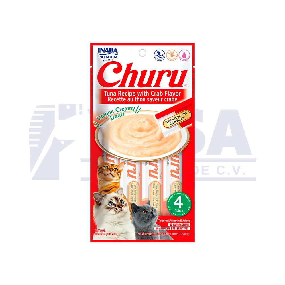 Churu receta de atún con cangrejo - 4 piezas - FYNSAMX