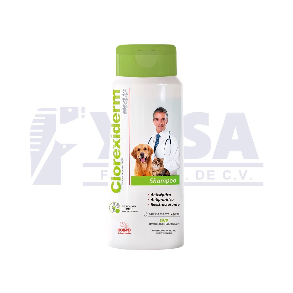 Clorexiderm Max - Shampoo - 350 ml - FYNSAMX