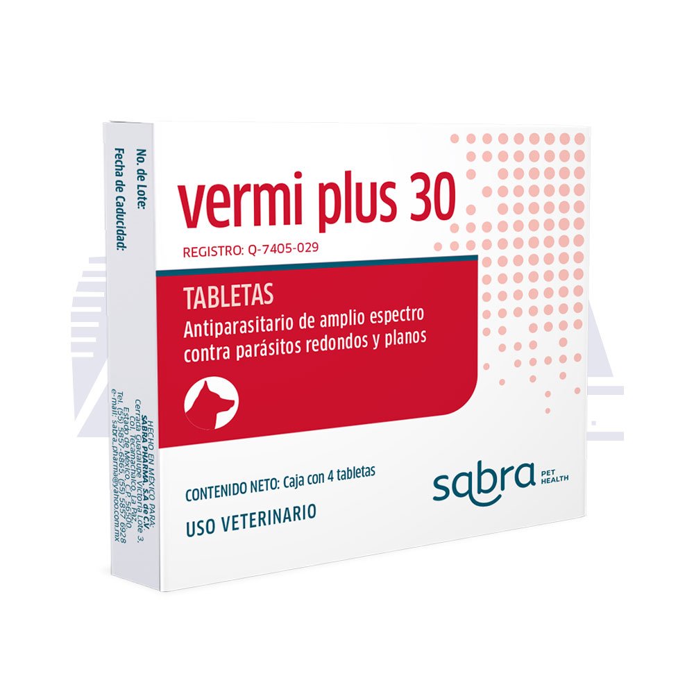 Vermi plus 30 - tabletas - FYNSAMX